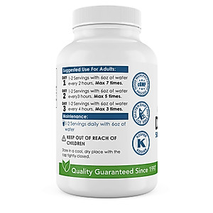 UTI Slip D-Mannose Non GMO Organic Source Veggie Capsules 90 Count (500 Mg)