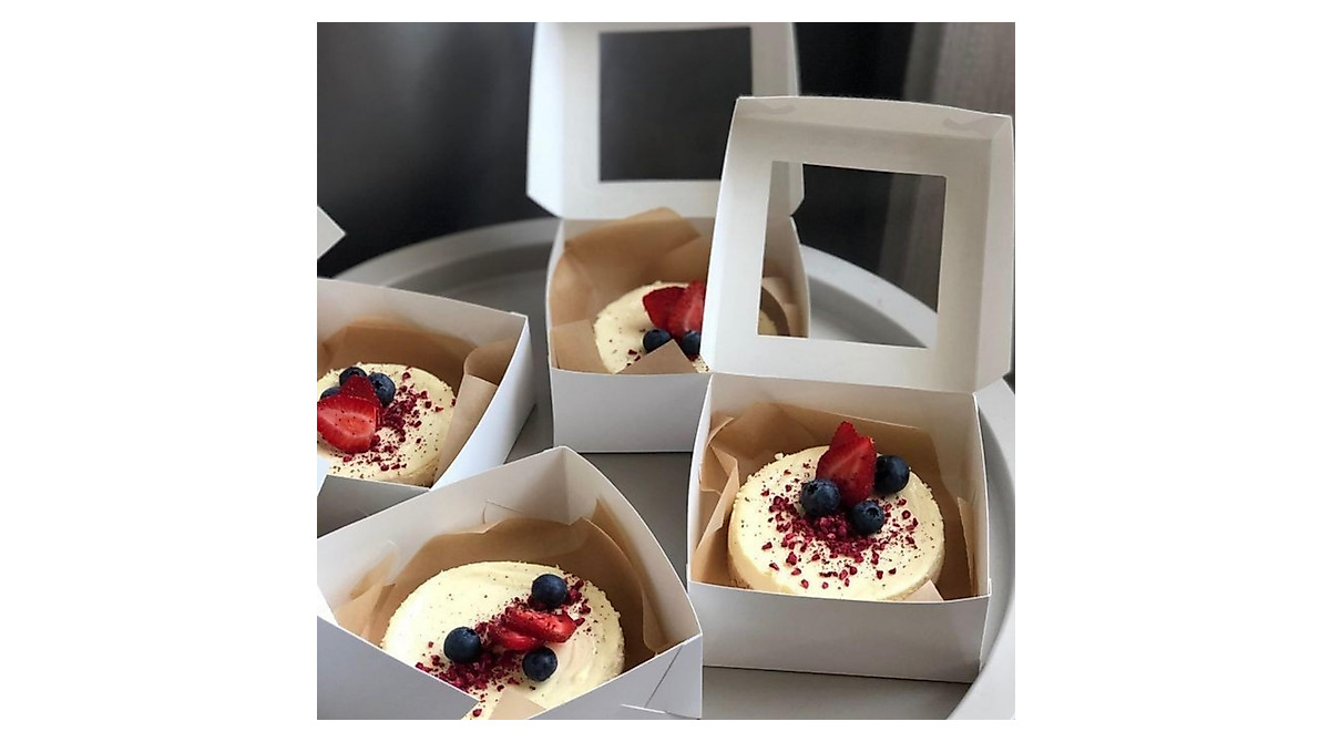 BELMAKS 10 Inch Cake Box Set for Perfect Gift Wrapping