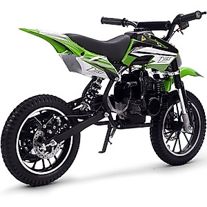 MotoTec DB-01 50cc 2-Stroke Kids Gas Dirt Bike Green