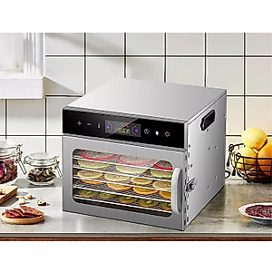 Food-Dehydrator-Machine Food-Dryer for Fruit-Mushroom-Meat-Jerky-Herb Stainless-Steel