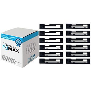 SuppliesMAX Compatible Replacement for Citizen CBM-910/920/MD-910/911/iDP-3110/3111 Black P.O.S. Printer Ribbons (12/PK) (3000101B_12PK)