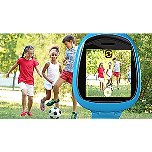 Little Tikes Tobi Robot Smartwatch - Blue with Movable Arms and Legs, Fun Expressions, Sound Effects, Play Games, Track Fitness and Steps, Built-in Cameras for Photo and Video 512 MB | Kids Age 4+