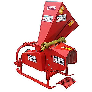Farmer Helper 3" Dia Wood Chipper & 1" Dia. Shedder Cat.I 3pt 16HP+ Rated (FH-ECO19) Requires a Tractor. Not a standalone Unit.