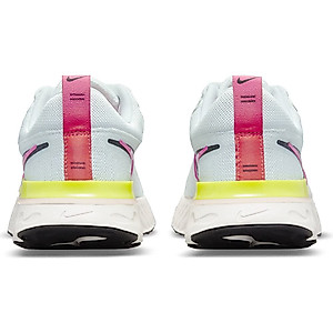 Nike Womens React Infinity Run FK 2 Running Trainers DJ5396 Sneakers Shoes (UK 6 US 8.5 EU 40, White Black sail Pink Blast 100)