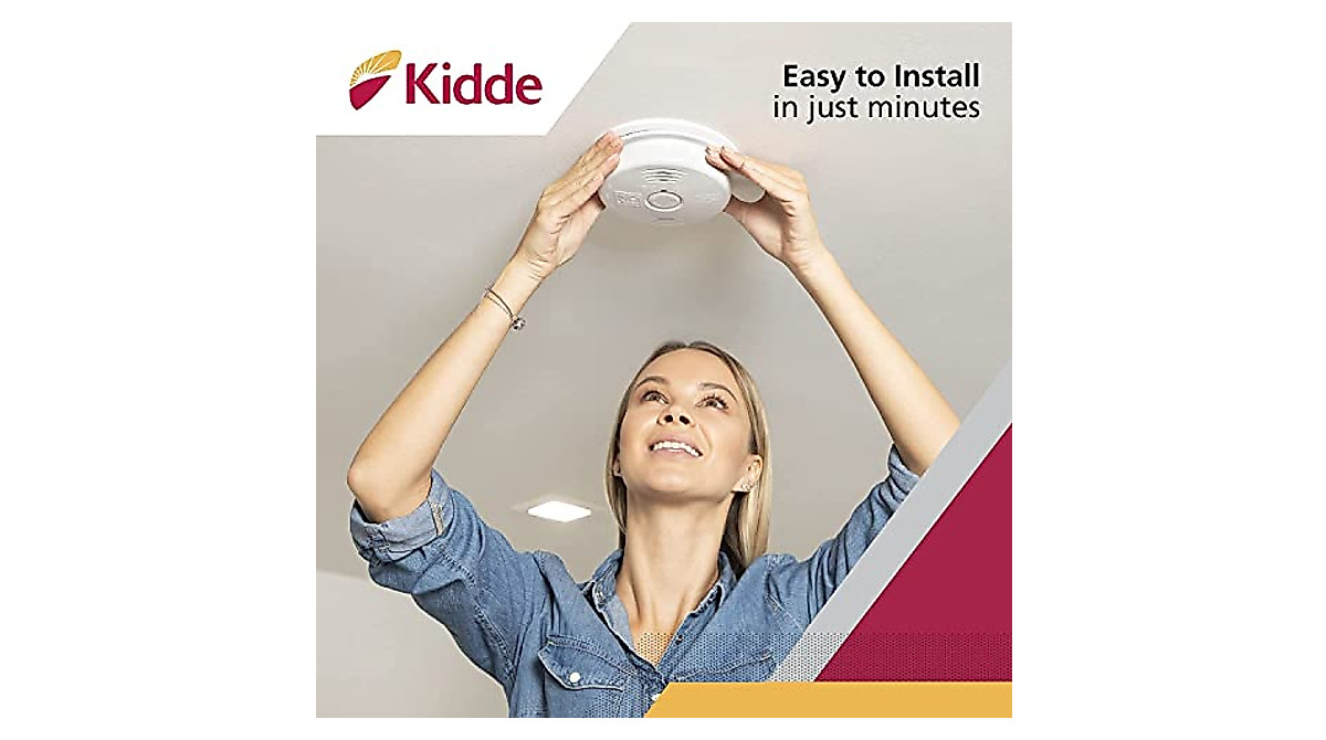 Kidde Smoke & CO Detector - 10-Year Battery Backup