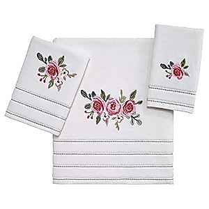 Avanti Linens - Fingertip Towel, Soft & Absorbent Cotton Towel (Spring Garden Collection)