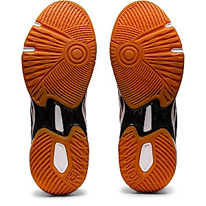 ASICS Men's Gel-Rocket 10 Volleyball Shoes, 7, Black/Shocking Orange