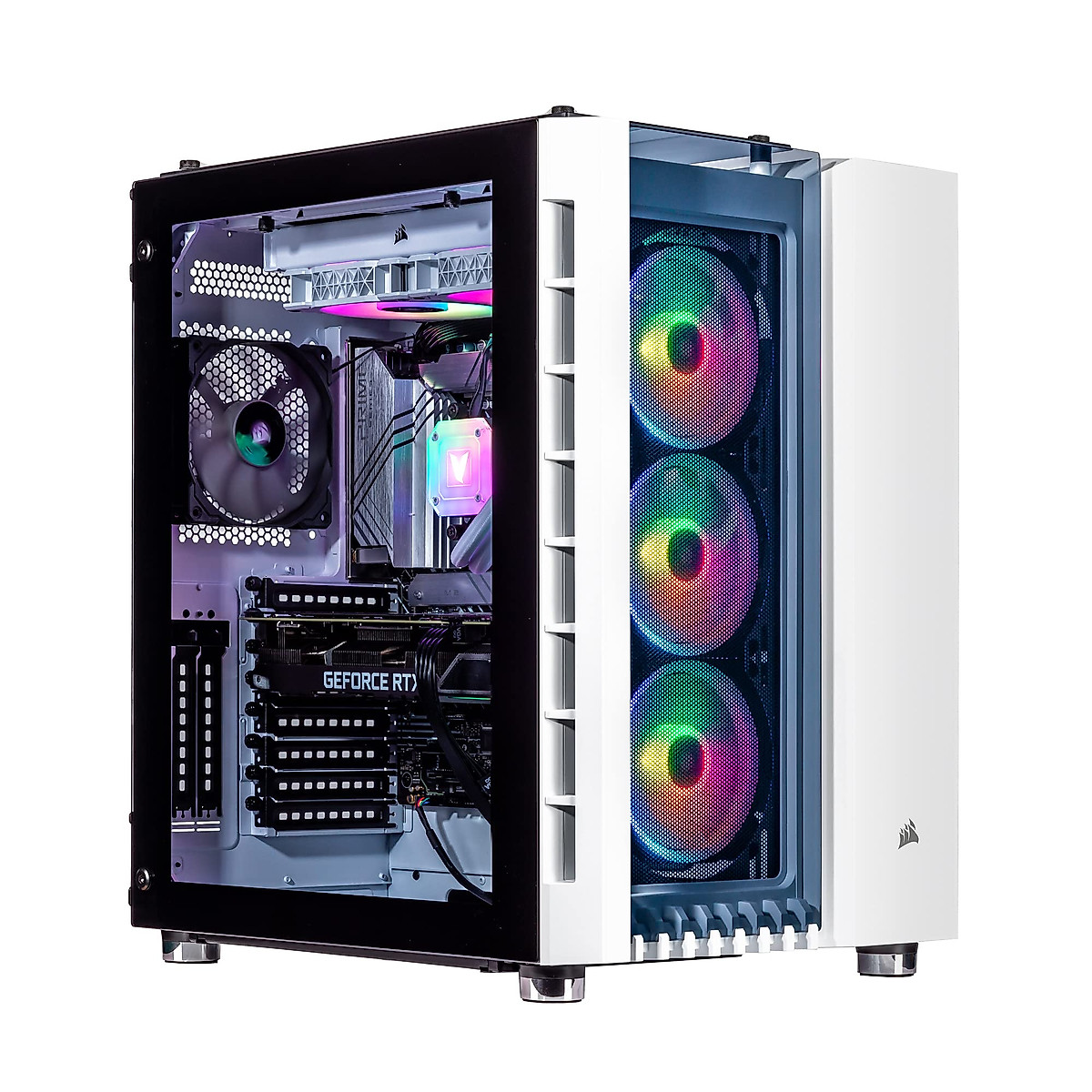 Velztorm Prizma 12th Gen CTO Gaming Desktop (Intel i9-12900K (Alder Lake) 16-Core, GeForce RTX 3080 10GB, 64GB DDR5 4800MHz RAM, 1TB PCIe SSD, 240 mm AIO, WiFi 6, BT 5.2, Win 10 Home)