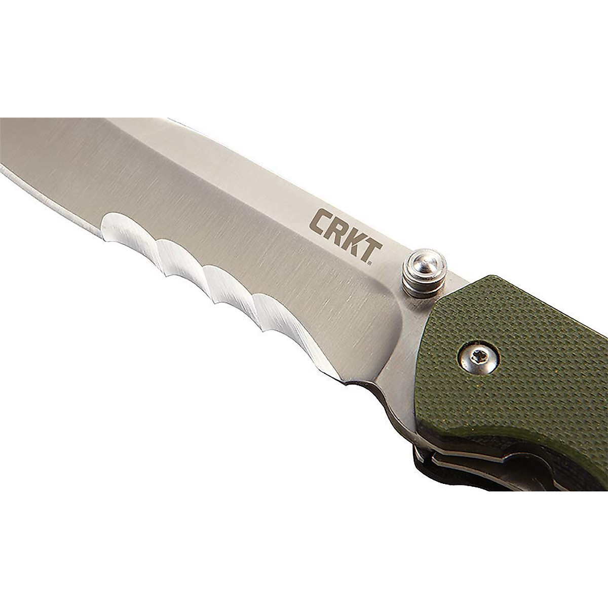 COLUMBIA RIVER KNIFE & TOOL Ignitor EDC Folding Pocket Knife: Assisted Opening Everyday Carry, Serrated Edge Blade, Veff Serrations, Thumb Stud, Liner Lock, G10 Handle, Pocket Clip 6855