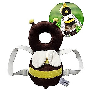 Baby Toddlers Head Protective, Adjustable Infant Safety Pads for Baby Walkers Protective Head Cute Small bee