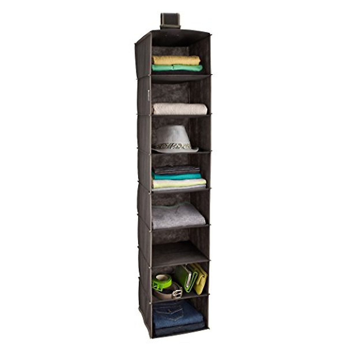 ClosetMaid 31454 8-Shelf Hanging Closet Organizer, Gray