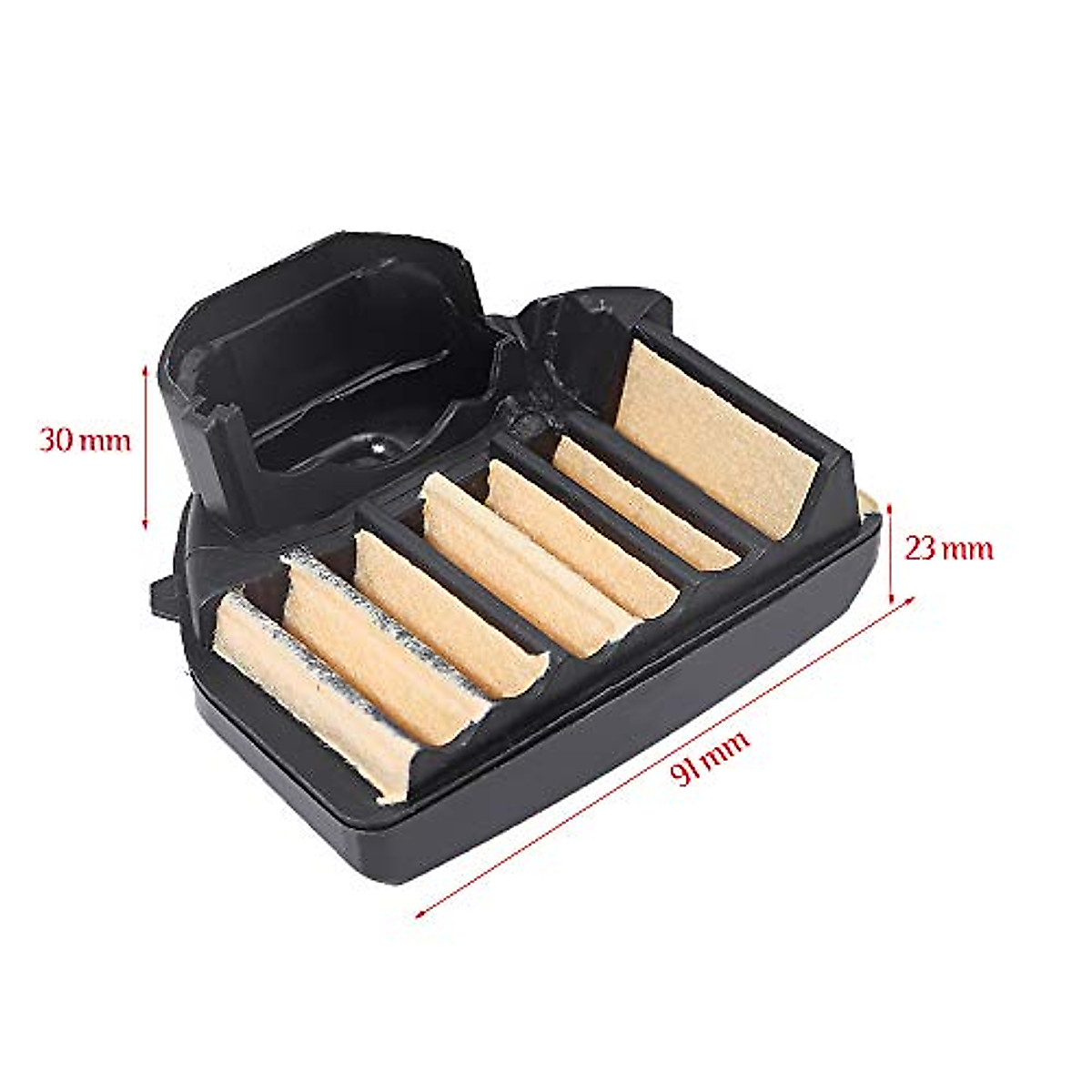 537255701 Air Filter Fuel Line Filter for Husqvarna 455E 455 Rancher 461 Gas Chainsaw with Spark Plug Primer Bulb Tune Up Kit