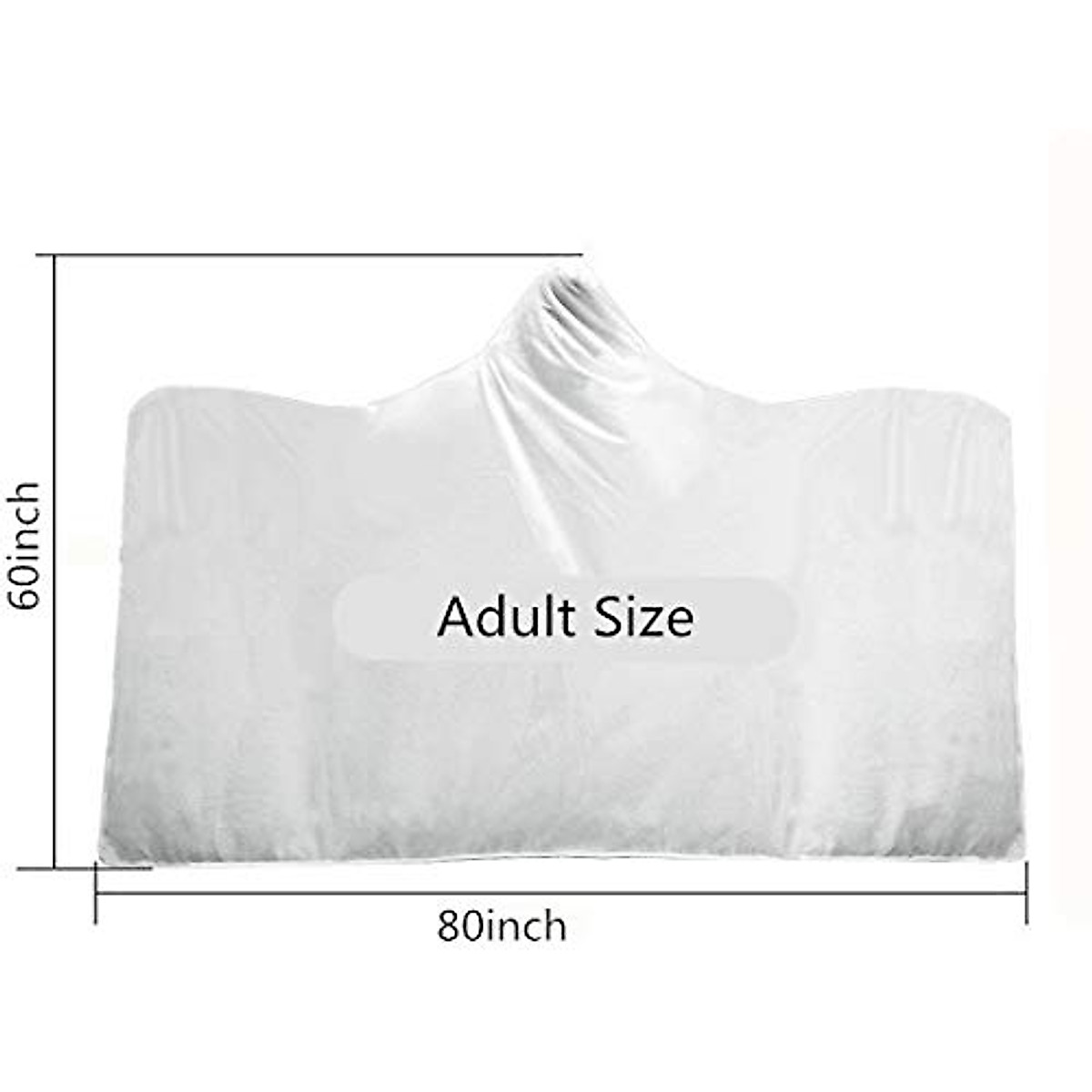 Irisbell Hooded Blanket Cape Wrap Baseball Softball Soccer Soft Wearable Blanket Hooded Throw Poncho 60''H x 80''W (Soccer-1, 80''x60'')