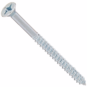The Hillman Group 40846 Flat Head Phillips Wood Screw #10 x 2-1/2" (25-Pack), 2.5 inches, No Color