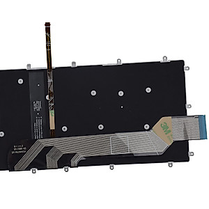 TLBTEK Backlight Keyboard Replacement Compatible with Dell Inspiron 13-5000 13-5368 P69G 13-5378 13-5370 13-7000 13-7368 13-7370 13-7373 13-7375 13-7378 13-7380 14-3480 14-3481 14-7000 Series Laptop