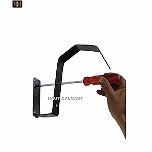 Side View Helmet Wall Black Display Rack