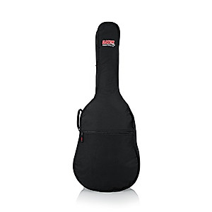 Gator Cases Foam Padded Gig Bag Fits Acoustic Guitars up to 38.5" Length (GBE-Mini-ACOU)