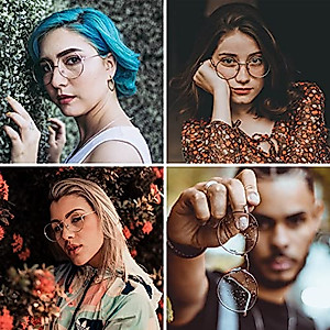 TOKIMMASH Eyeglass Nose Pad Repair Kit with Screws, Eyeglass Nose Pad Replacement Multi-Function Screwdriver, Eyeglass Nose Frame Repair Tool and Cleaning Cloth Set