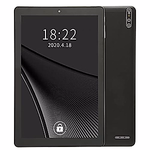 Qinlorgo Tablet, 5G WiFi USB C Charging Port 10 Inch Tablet 3 Card Slots 3GB RAM 64GB ROM Octa Core Processor for Daily Entertainment (US Plug)