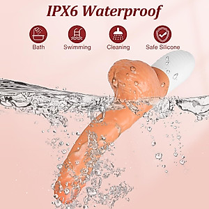 Sex Machine Realistic Thrusting Dildo for Women with 10 Thrusting & Vibrating Modes, Remote Control Adult Toys & Games for G Spot Clitoral Anal Stimulation, Silicone Vibrator for Men and Couples