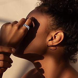 Seiyang Irish Claddagh Ring 925 Sterling Silver Traditional Claddagh Celtic Knot Band (8)