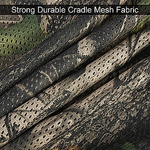 LOOGU Camo Netting, Duck Blinds Cover, Quiet Mesh Net, Camouflage Netting Cover Army Military 59" W Mesh Fabric Cloth Material for Hunting Blind