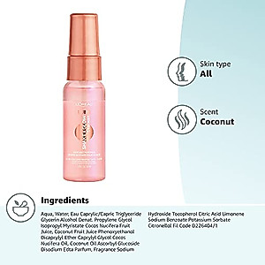 L’Oréal Paris Makeup LUMI Shake and Glow Dew Mist, Hydrating and Soothing Face Mist, Prep and Set Makeup, Energizes Skin with a Healthy Boost of Hydration, Natural Finish, 1 fl; oz.