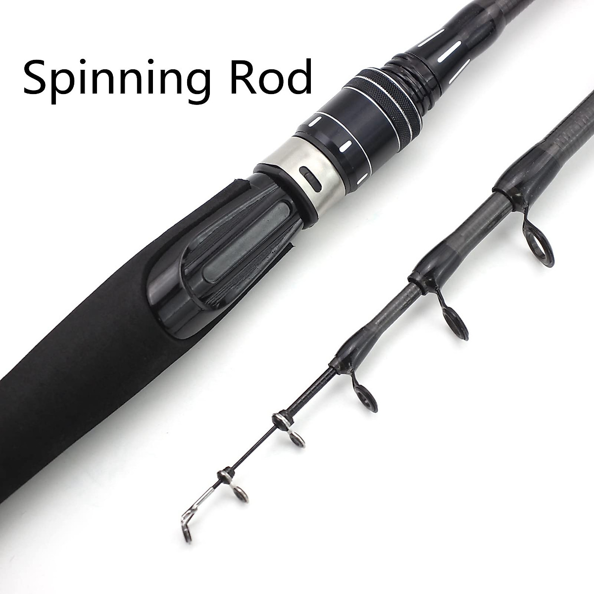 New 1.5m 1.8m 1.92m Ultra-Light Ul Power Telescopic Lure Rod, Rotating Casting Rod, Bait Weight 1-5g, Small Fishing Rod for Children and Beginners ZYHYD (Color : Spinning Rod, Length : 150cm)