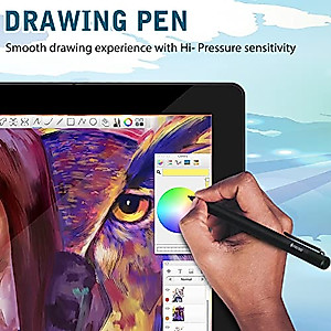Frunsi Standalone Drawing Tablet with Screen, Android 12 Graphics Tablet Pen Display No Computer Needed,4GB/64GB Drawing Screen with USB-C,Draw,Take Notes Tablet, for Art Beginner