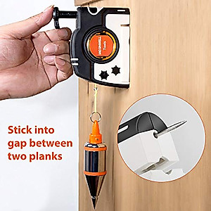 MOONWELL Pro Plumb Bob with String (8m/26ft 450g/15oz)