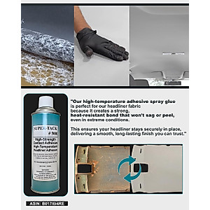 3/16 Foam Backed Automotive Flat Knit Headliner Fabric 60 Wide Sold by The Yard (Marble)