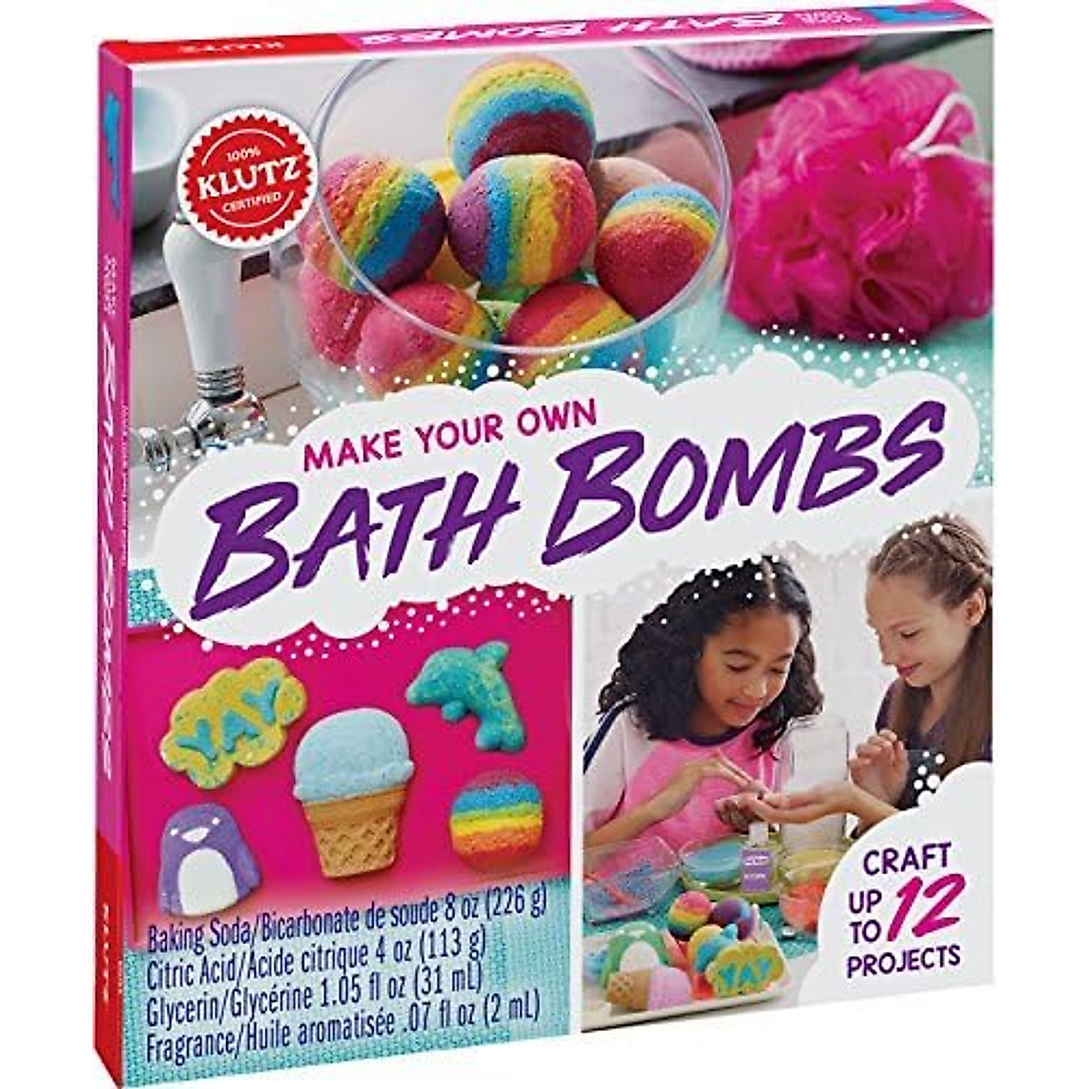 KLUTZ Make Your Own Bath Bombs Activity Kit