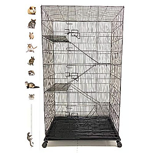 Extra Large 5 Levels Guinea Pig Hamster Rodent Degu Dagus Ferret Chinchilla Sugar Glider Squirrel Rat Mice Rabbit Cat Critter Cage