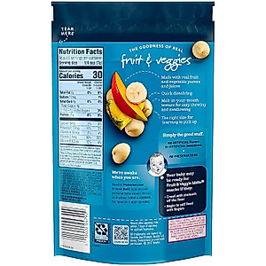 Gerber Graduates Fruit & Veggie Melts - Truly Tropical Blend, 1-Ounce (Pack of 4)