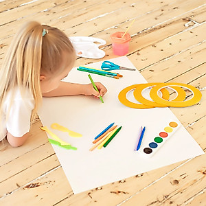 Cornison 3 Rolls Pinstripe Tape Thin Tape Masking Tape Automotive for DIY Car Auto Paint (Yellow,1/16 Inch x 60 Yard)