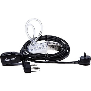 40 Pack Walkie Talkie Earpiece with Mic for BaoFeng Radio Retevis Headset for Baofeng UV-5R BF-888S Arcshell Retevis H-777 RT21 RT22 Kenwood 2 Way Radio by LUITON