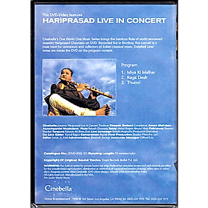 Oneworld Onemusic HARIPRASAD LIVE IN CONCERT 1.Miya Ki Malhar 2.Raga Desh 3. Thumri