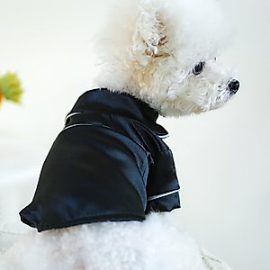 Dog Pajamas Soft Silk Shirts Loungewear Comfortable Breathable Puppy Pajamas Pet Clothes French Bulldog Yorkie Shih Tzu Pjs Outfit