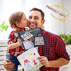 Educational Toys for 3-8 Year Olds Girls Boys, 105 PCS See and Spell Learning Toys, Matching Letter Spelling Game Sight Words Games Educational Preschool Toys - Ideal Gifts