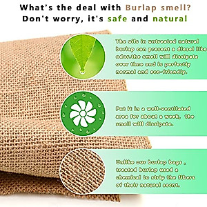 Alytree 6 Pack Burlap Potato Sack Race Bags, 24"x40" Outdoor Lawn Games for Kids & Adults, Outside yard games for Birthday Party, Field Day Family Reunion, Carnival, Easter, Halloween, 4th of July