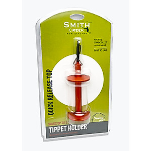 Smith Creek Tippet Holder & Spent Line Wrangler Value Bundle (Burnt Orange)