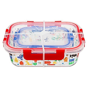 Disney Mickey Mouse and Friends Glass Storage Container Set
