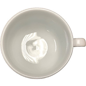 GiftsForYouNow Any Message Personalized Cereal Bowl, Holds up to 32 oz., White Ceramic Bowl, Cereal Bowl with Handle