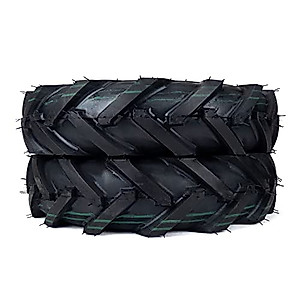 MowerPartsGroup (2) Tiller Tires 4.8x4x8 4.8x4-8 4.80-4.00-8 480/400-8 Ag Tread 4 Ply