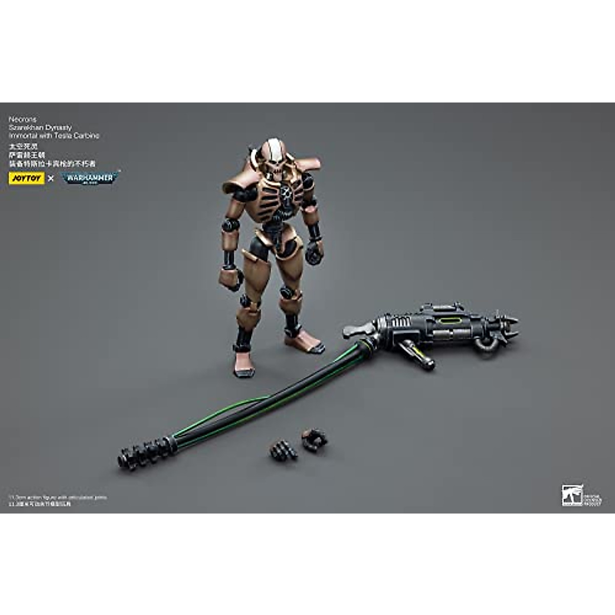 JoyToy Warhammer 40k: Necrons Szarekhan Dynasty Tesla Carbine 1:18 Scale Action Figure