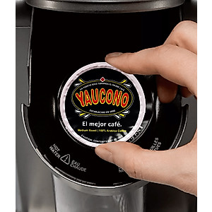 Yaucono Ground Medium Roast Arabica Coffee Single-Serve Pods, 72 Count, Compatible with Keurig K Cup Brewers