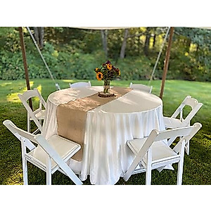 Burlap Table Runners Jute Table Runners 2 Pieces 13x84 Inch Khaki Summer Table Linens for Rustic Wedding Birthday Party Decoration