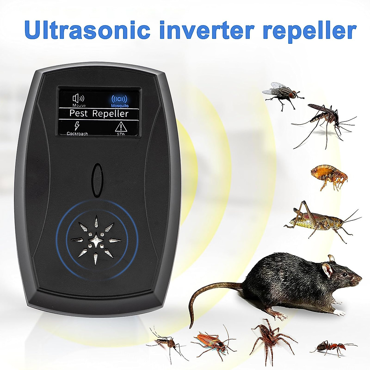 Ultrasonic Repeller - Indoor Use, Home Office, Hotel, Garage