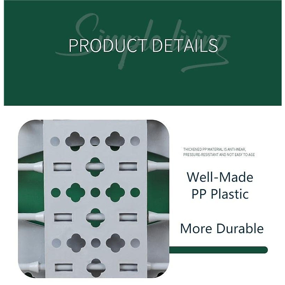 Matata Collapsible Foldable Laundry Basket with Handles Hanging Bathroom Dorm Apartment 2 Pack (white+grey)