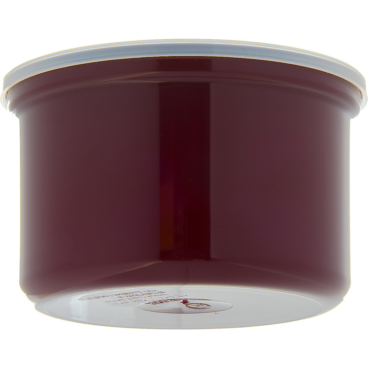 Carlisle FoodService Products Classic Round Storage Container Crock with Lid for Kitchen, Restaurants, Home, Plastic, 1.5 Quarts, Brown